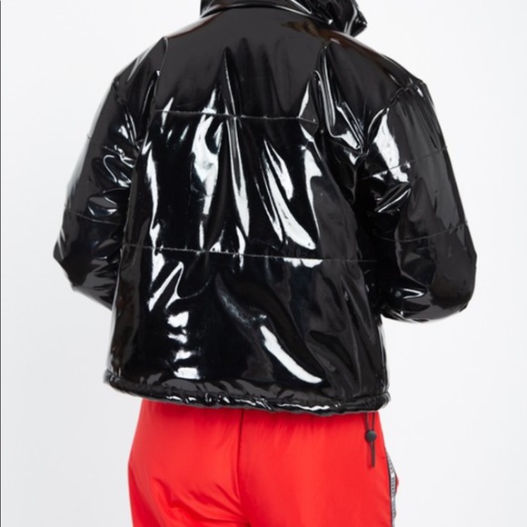 Jackets & Coats | Patent Leather Puffer Jacket | Poshmark